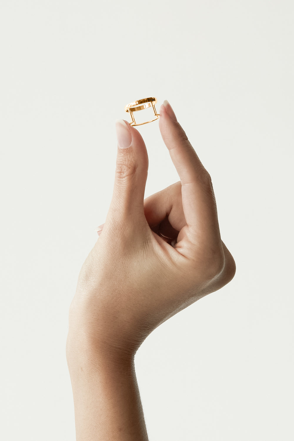 Stackable faceted ring